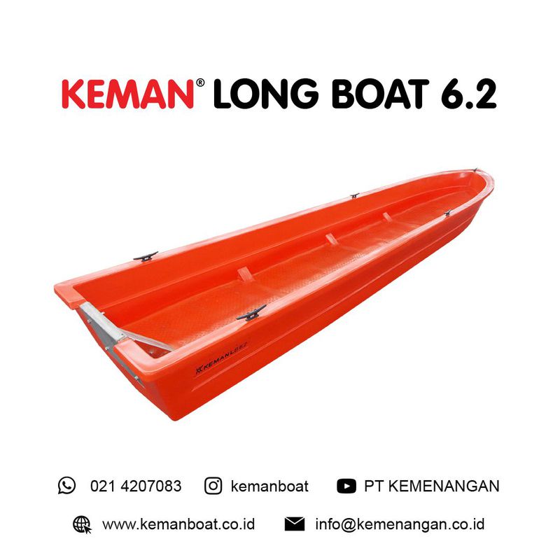 Perahu Nelayan Polietilen Merk Keman 6.2