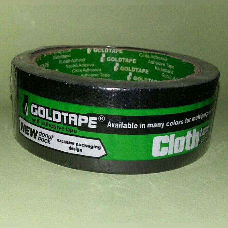 Lakban hitam Merk Gold tape
