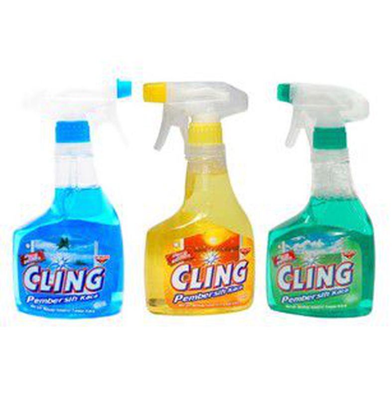 CLING GLASS BTL 425ML P2 - Kuning