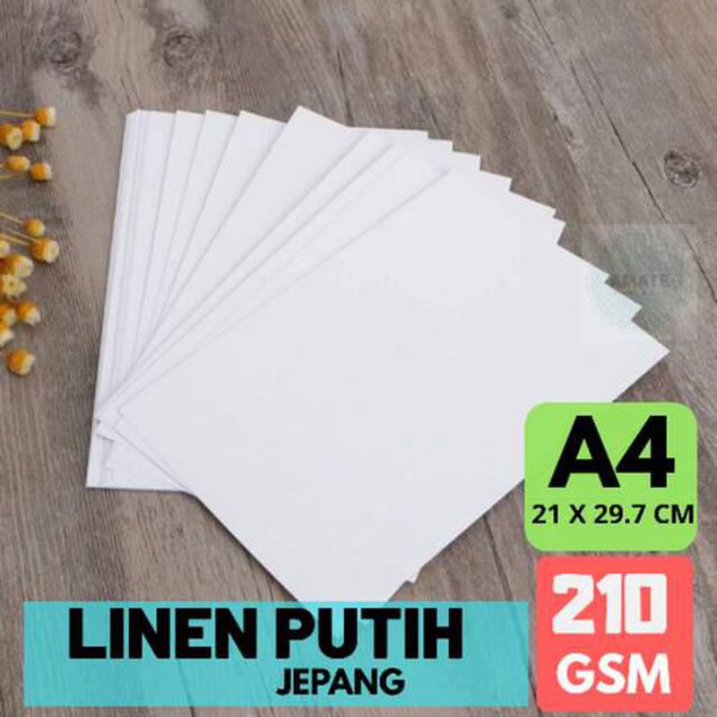 Kertas Linen putih