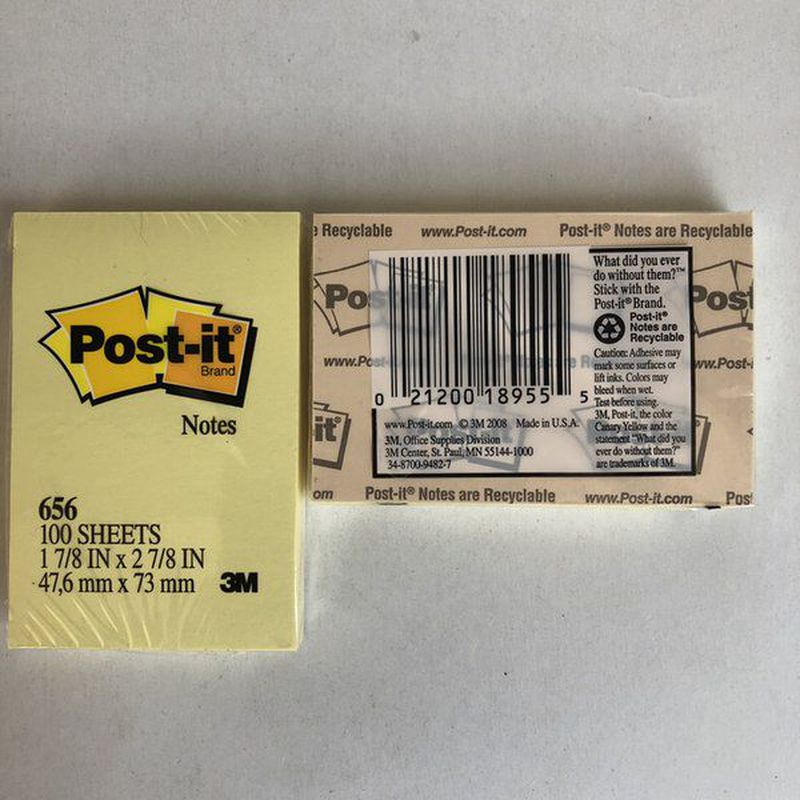 Post-it/ Sticky Notes 656 3M Pronto