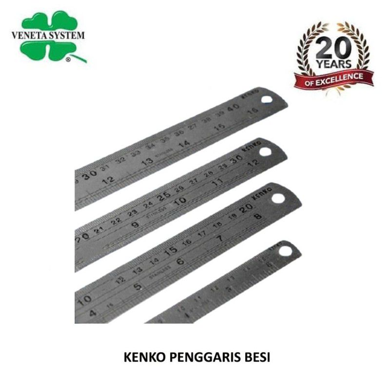 Penggaris Besi - 30 Cm