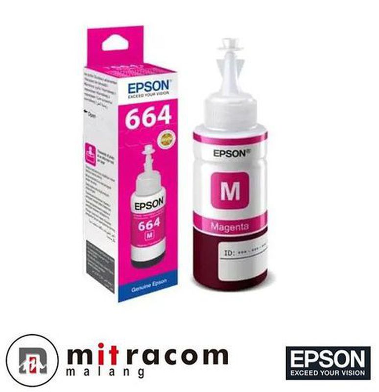 EPSON T664 MAGENTA TINTA PRINTER 70 ML