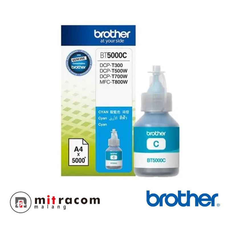 BROTHER BT5000C CYAN TINTA PRINTER 108 ML