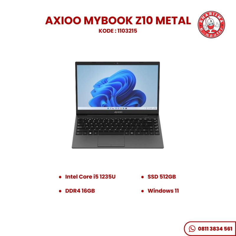 Laptop Axioo Mybook Z10 Metal 16gb 512gb