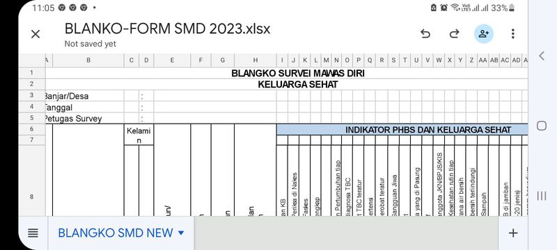 Blanko-Form SMD 2023