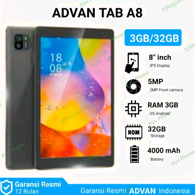 Tablet Advan Tab A8
