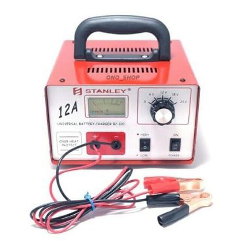 Charger aki 12-24V 12A Stanley