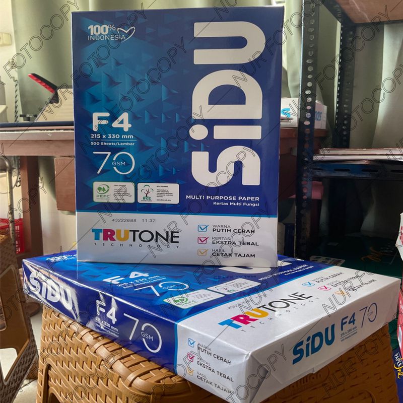 Kertas HVS A3/A4/F4 70 Gsm - A4/F4 75 Gsm - A4/F4 80 Gsm - A4 80Gsm