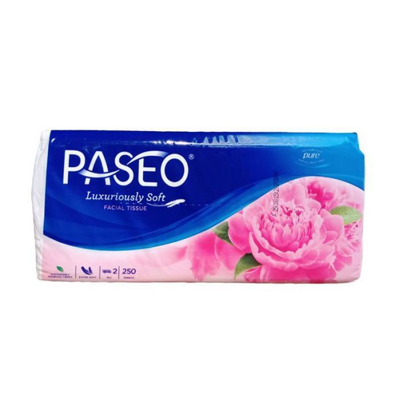 Tisu Paseo 250 Sheet 2 Ply Premium (Persegi Panjang)