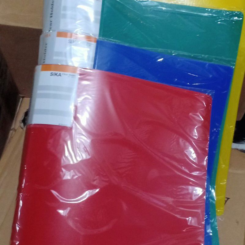 dokumen file / clear holder pocket isi 60 lbr merk Sika