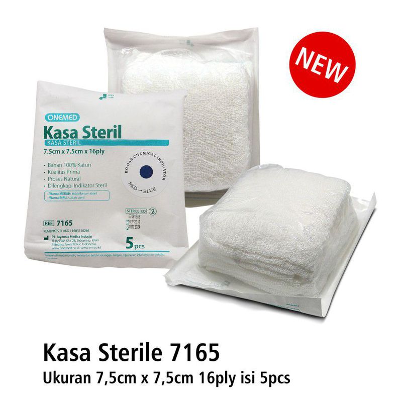ONEMED KASA STERIL 5 CM X 7 CM 16 PLY ISI 5 PCS