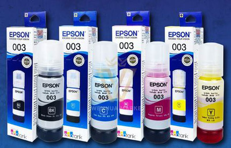 Tinta Printer Epson 003 (Black, Cyan, Magenta, Yellow) - Kuning