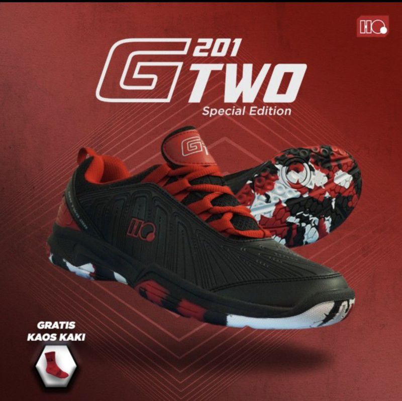 Sepatu Badminton HI-QUA HIQUA G-Two II Special Edition 2022 SHADOW ...