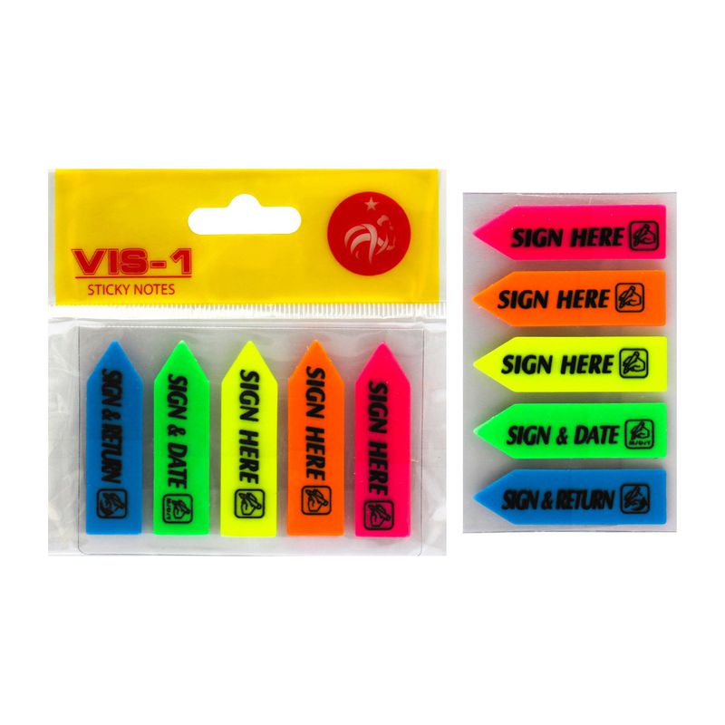 Post it Sign here