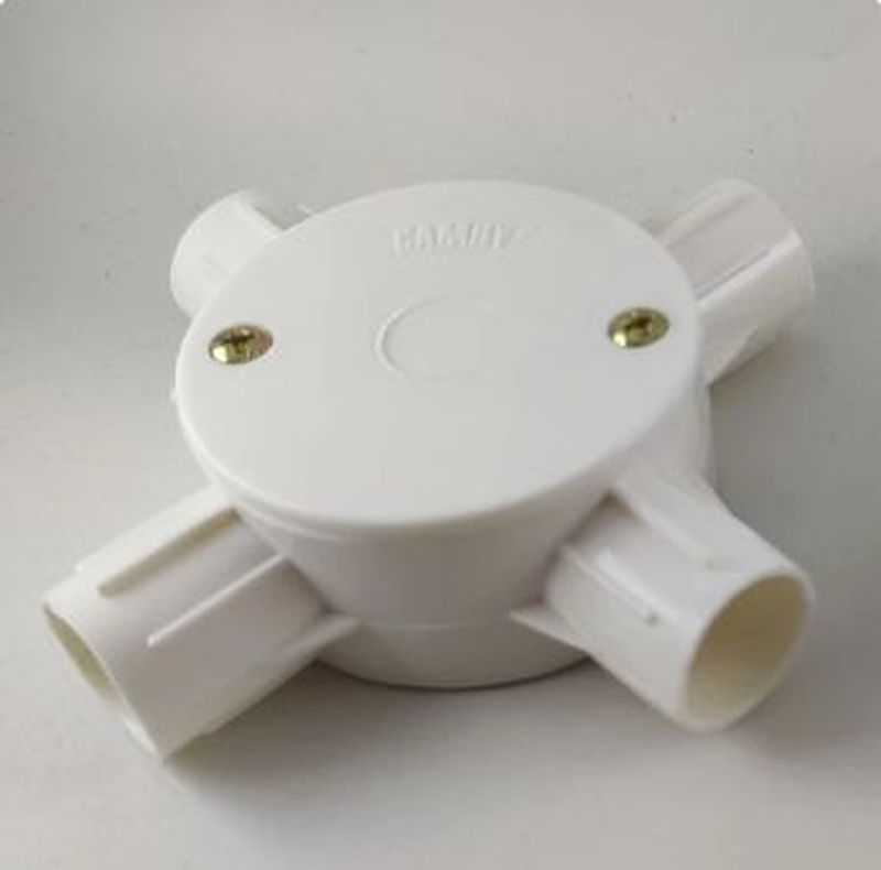 T dus t dus tedus cabang 4 putih 20mm murah