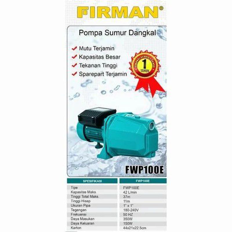 Pompa air Firman FWP100E