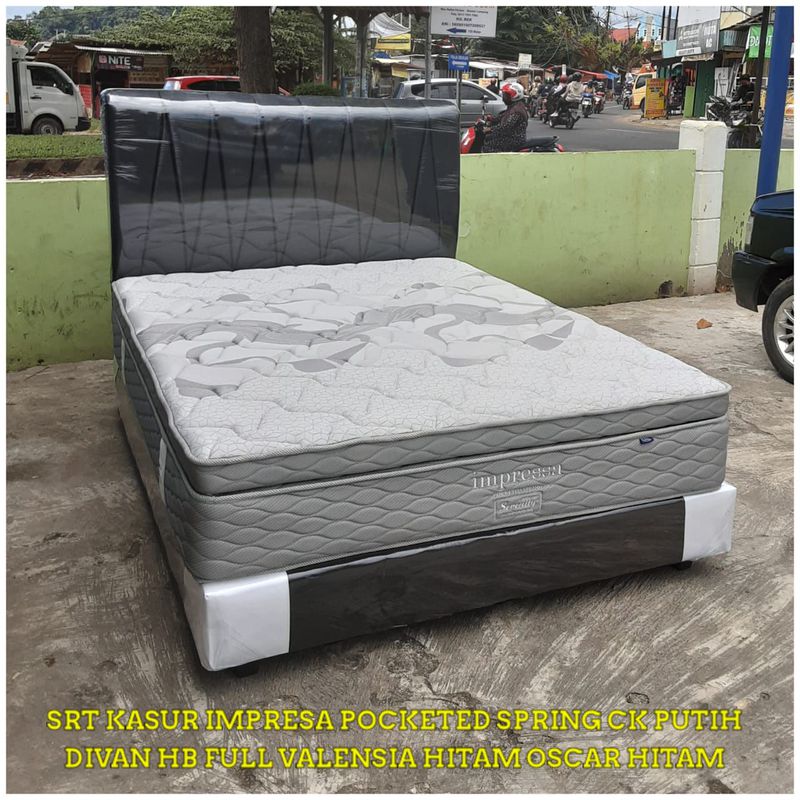 Springbed no. 2 Impressa + bantal guling