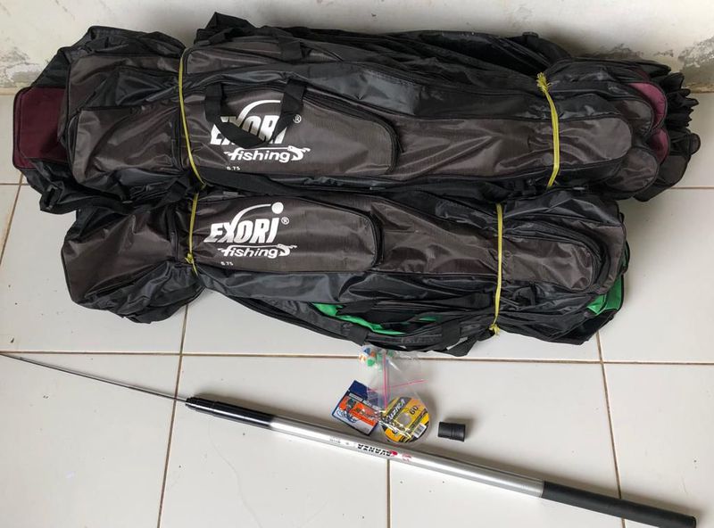 satu set alat pancing