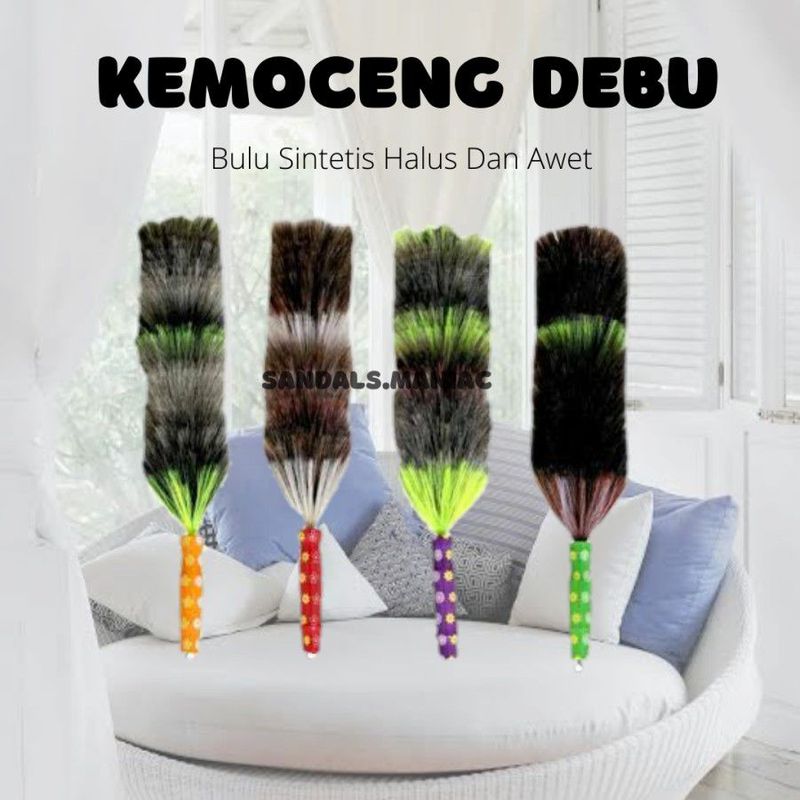 Kemoceng Bulu Debu Sulak Kemucing Pembersih Debu Awet Bkn Microfiber