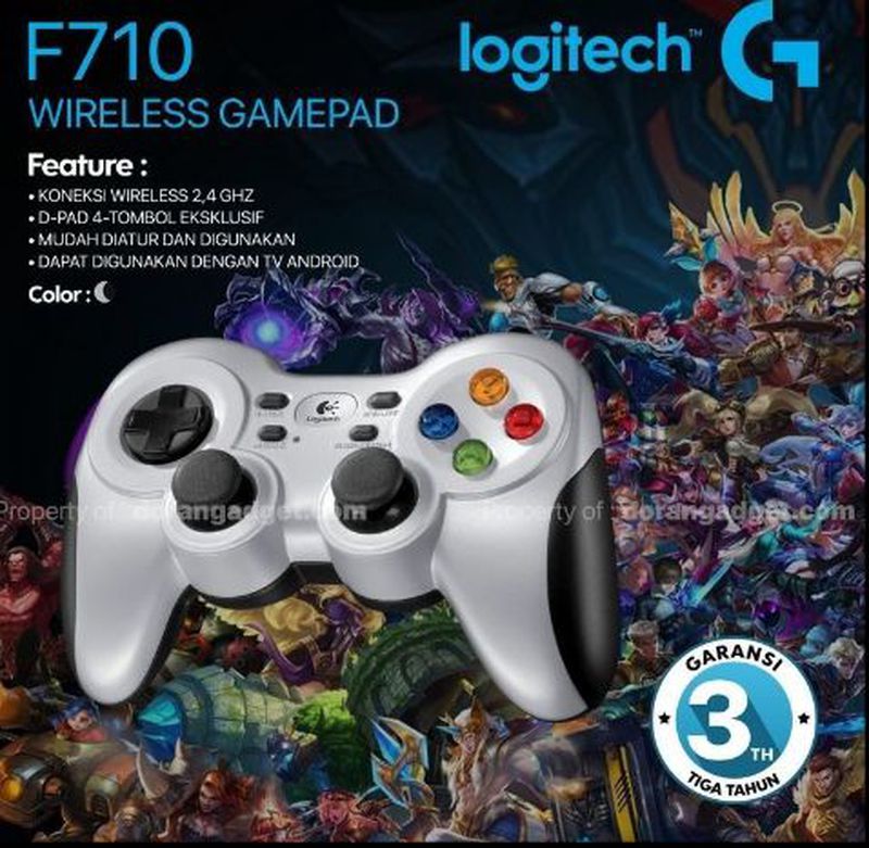 Luna Controller F710 Wireless Gamepad - Console Style - Logitech G Pc ...