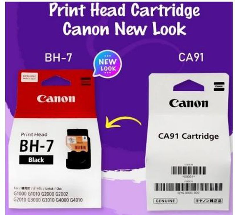 Canon Bh-7 Black Print Head G1010 G2010 G3010 G4000
