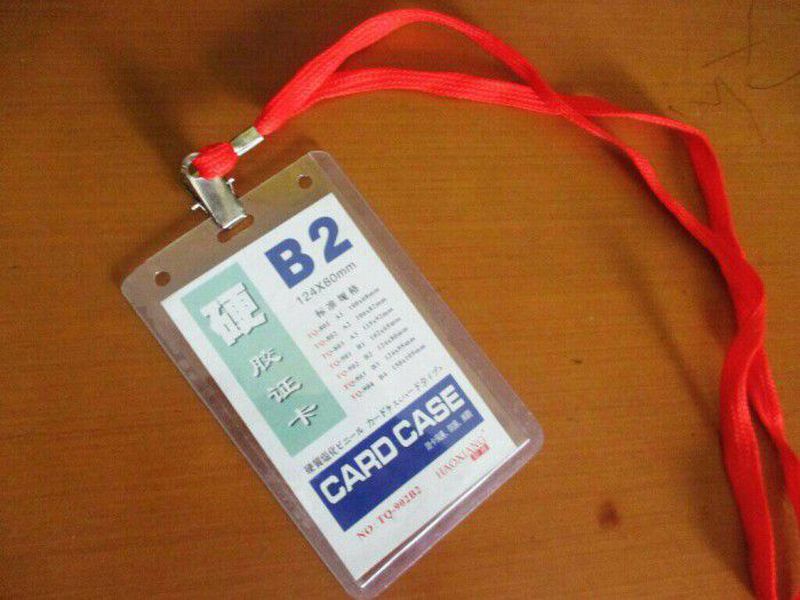 Name Tag Ukuran B2 + Tali