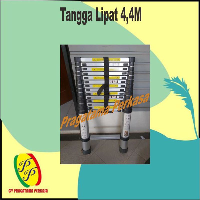Tangga Lipat Aluminium Teleskopik 4.4M
