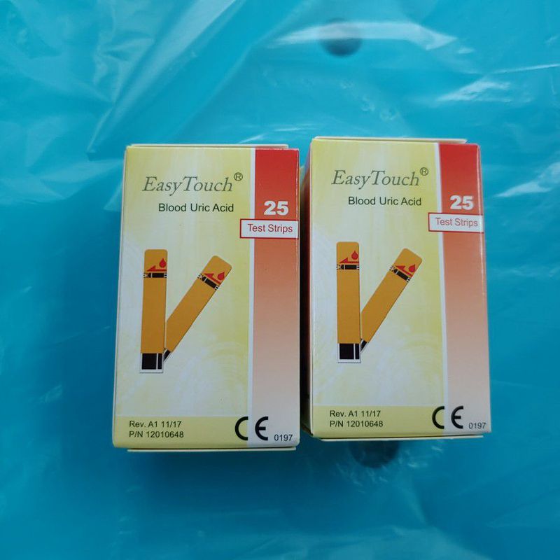 Easy Touch Strip Tes Asam Urat Isi 25 Stik Uric Acid EasyTouch