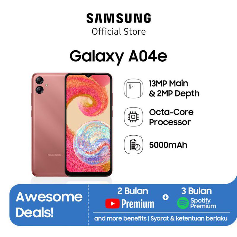 Samsung Galaxy A04e 3/32GB - Black