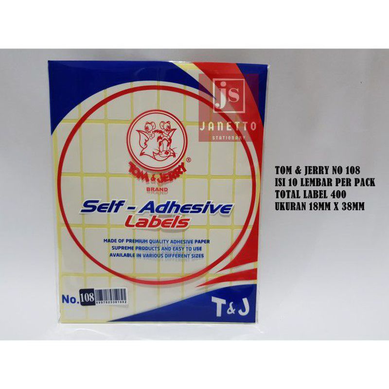 Label TOM & JERRY108