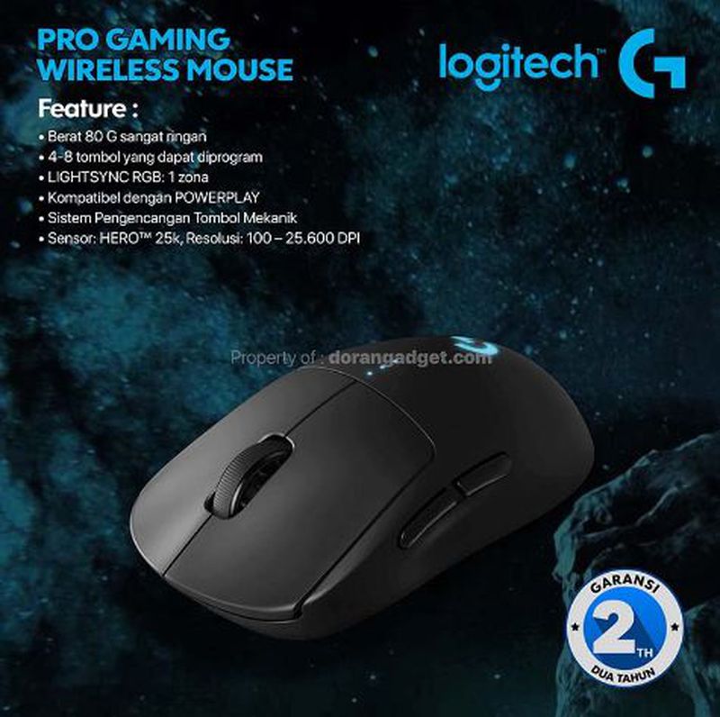 Logi G Logitech Wireless Mouse Pro Gaming