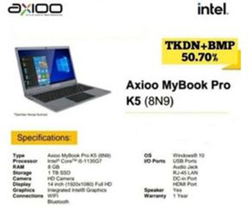 AXIOO My Book Pro K5