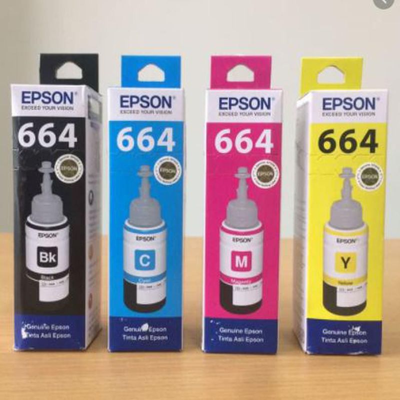 Tinta Printer Epson 664 - Biru