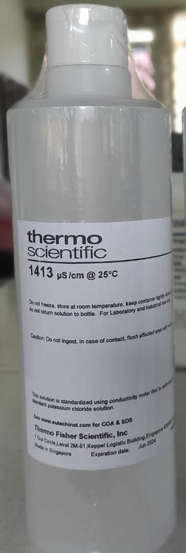 Standard Conductivity Solution 1413 us/cm Cat.No. 1413BT @480 ml