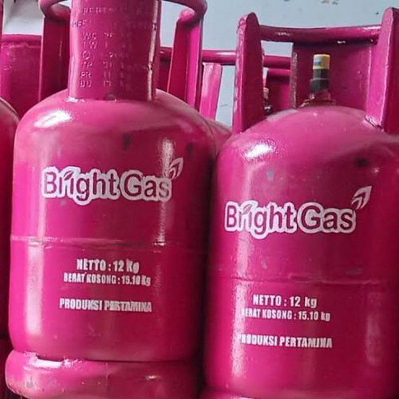 Tabung Gas LPG Bright 12+ isi Segel