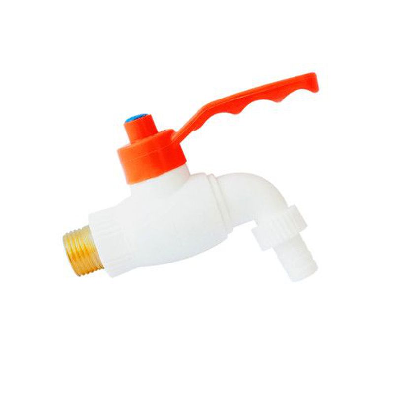 Kran Air 1/2" Kualitas Bagus PVC Drat Kuningan