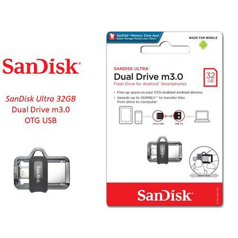 Flash disk dual drive 32gb