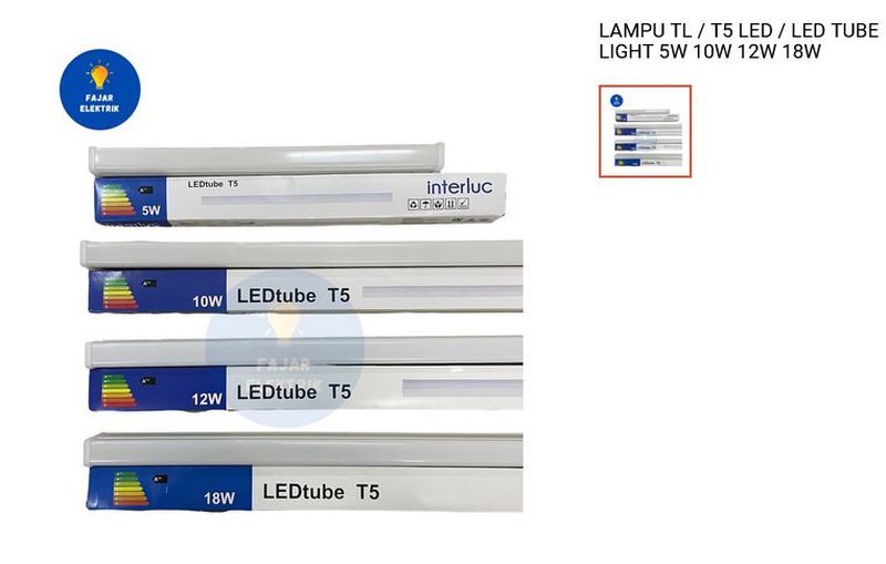 Lampu TL/ TL 5 LED / LED Tube Light 12 watt