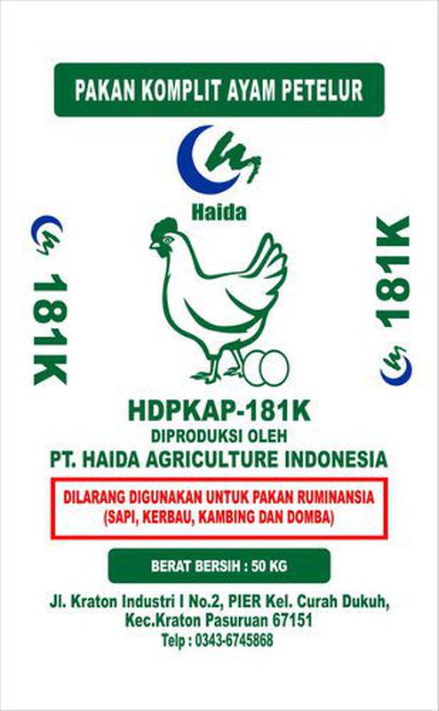 HAIDA PAKAN AYAM KALKUN