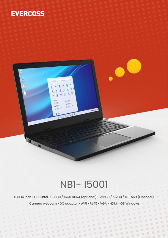 EVERCOSS EVERCOSS NB1-I5001