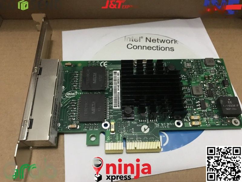 Lan Card Server intel i350-T4 Quad Port Gigabit PCI Express x4