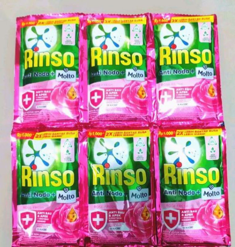 rinso +molto kemasan renceng
