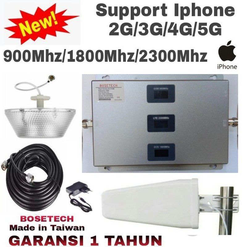 BOSETECH BT-92318HQ Repeater GSM 2G 3G 4G 5G Penguat Sinyal Signal HP