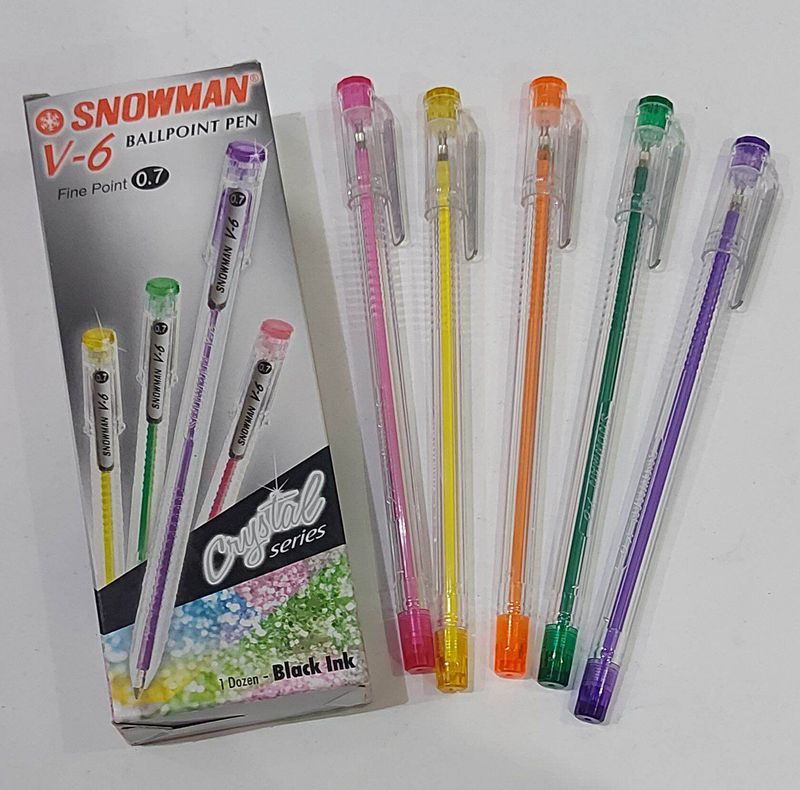 BALLPOINT SNOWMAN V-6