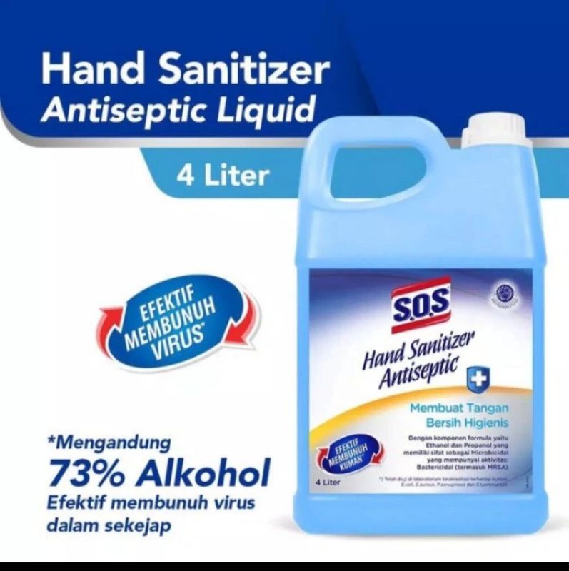 Handsanitizer SOS Packing 4 Liter