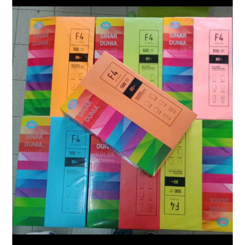 Kertas HVS Warna F4 80gsm - Turquoise