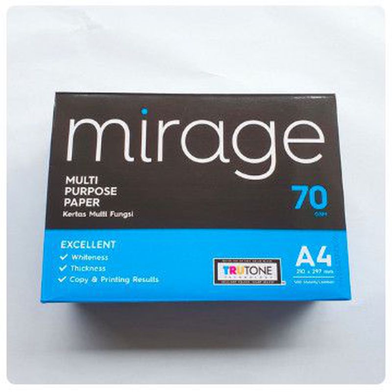 MIRAGE KERTAS HVS A4 70 GRAM