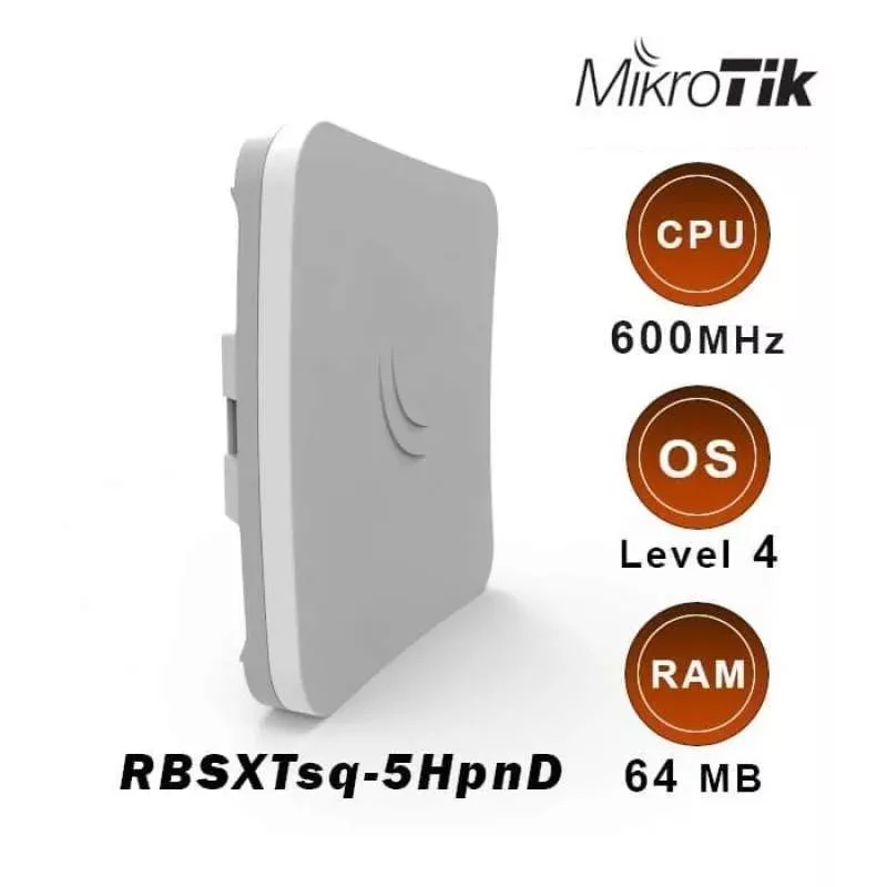 Mikrotik SXTsq-5nD 5Ghz Mimo Embedded Wireless Level 4