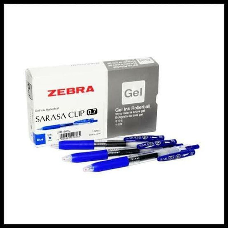 BALLPOINT ZEBRA SARASA CLIP BLUE